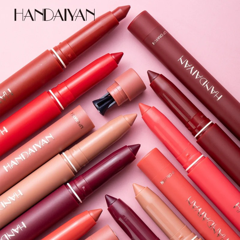 HANDAIYAN Velvet Matte Pencil Lip Liner Lipstick - Only 99 Shop BD